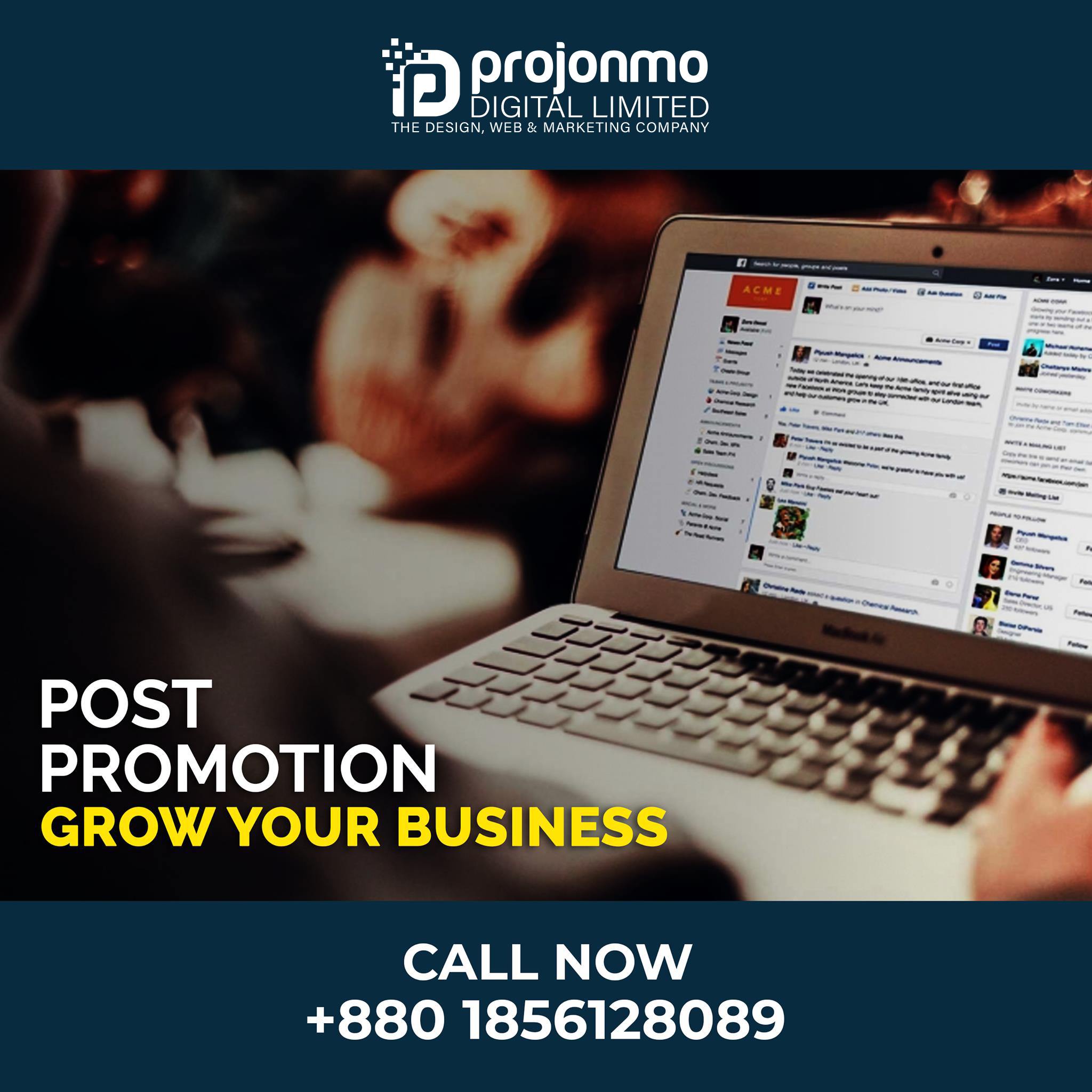 Social Media Marketing for Startups | Projonmo Digital Ltd.